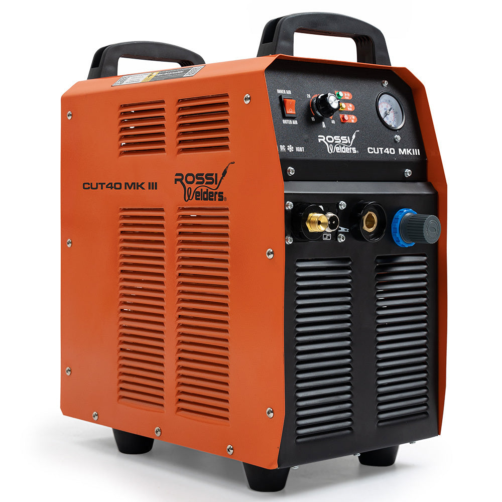 ROSSI CUT40 Mk III Portable 40A Plasma Cutter with Built-in Air Compre ...